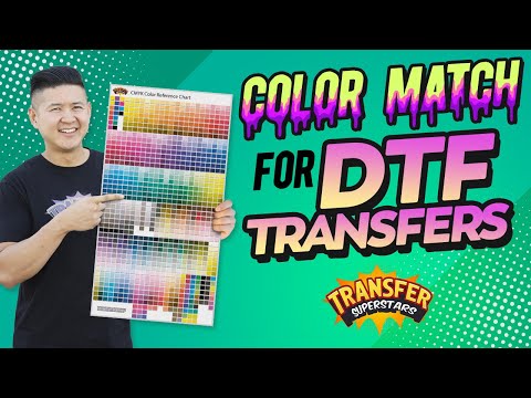 22"x12" Color Swatch Printout: THE MOST Accurate DTF (and UV) Transfer ...